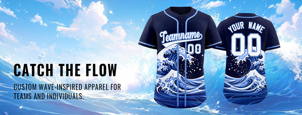 Wave Baseball Jersey - KXKSHOP