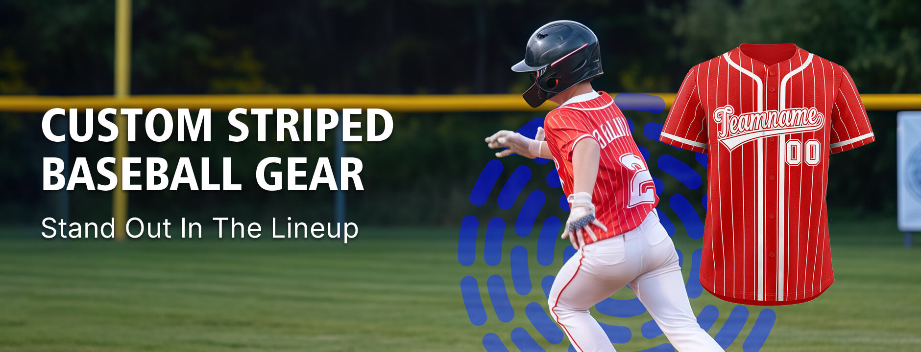 Pinstripe Baseball Jerseys | Custom Striped Sports Uniforms - KXKSHOP
