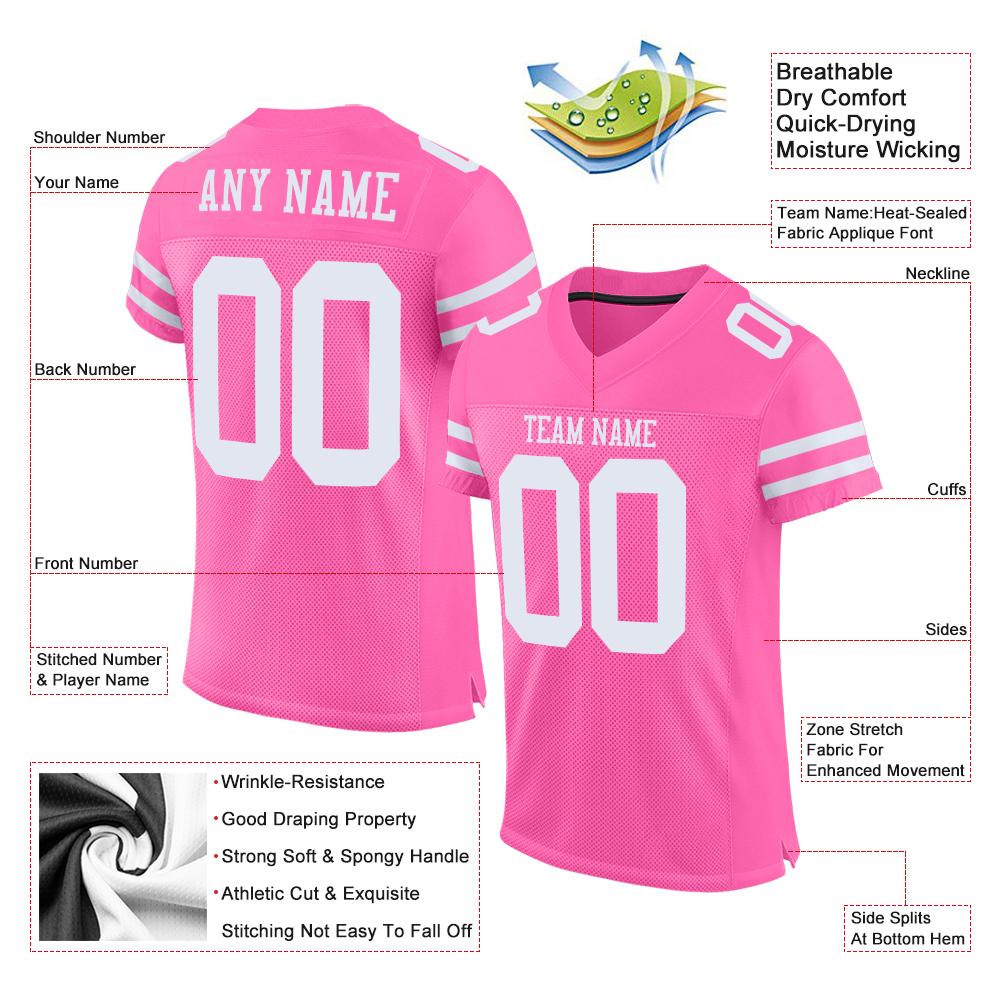 Custom Pink American Football Team Uniform | Personalized Uniforms-KXKSHOP